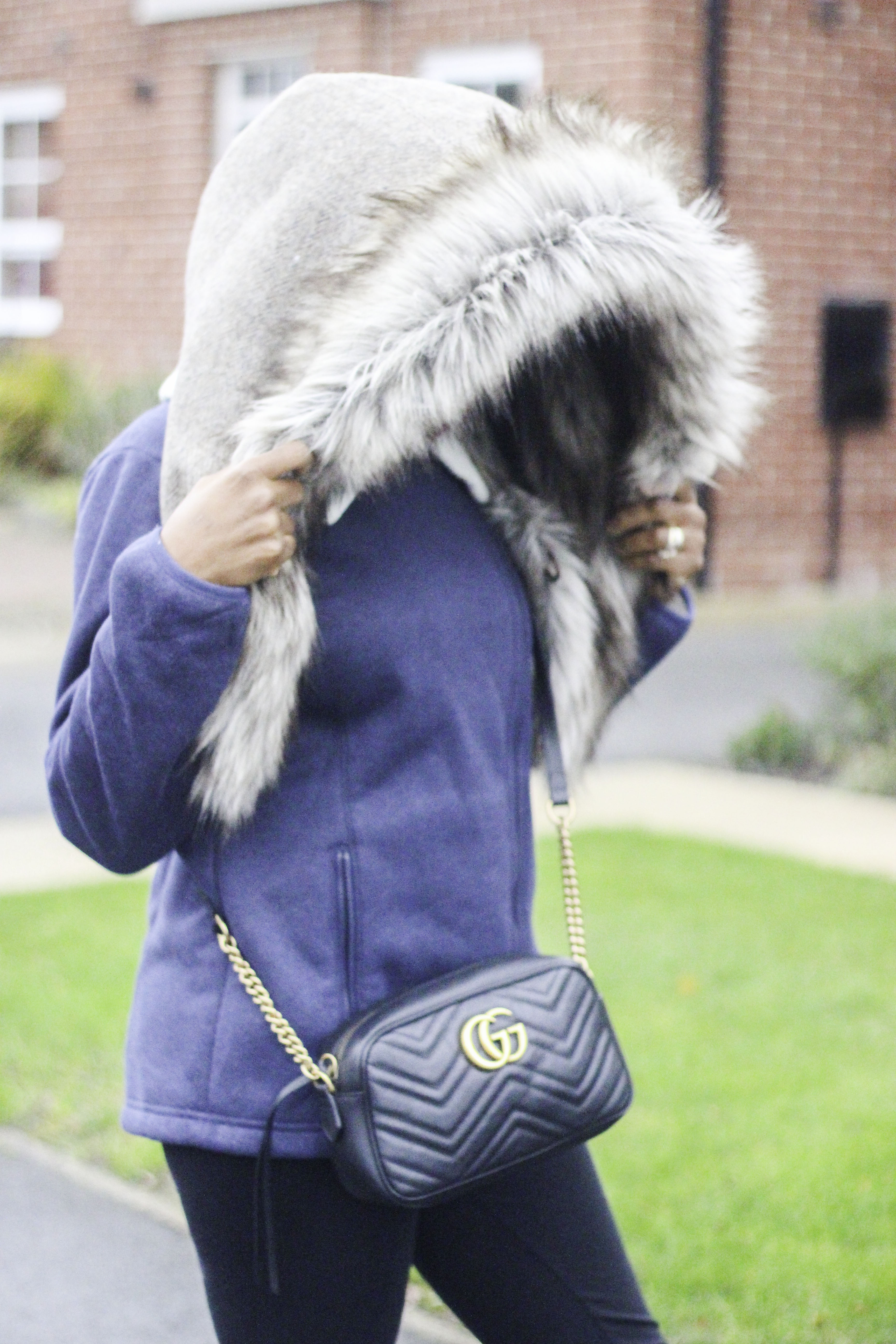 Outfit Post - Wearing Hoodlum Lamorna Faux Fur Hood ...